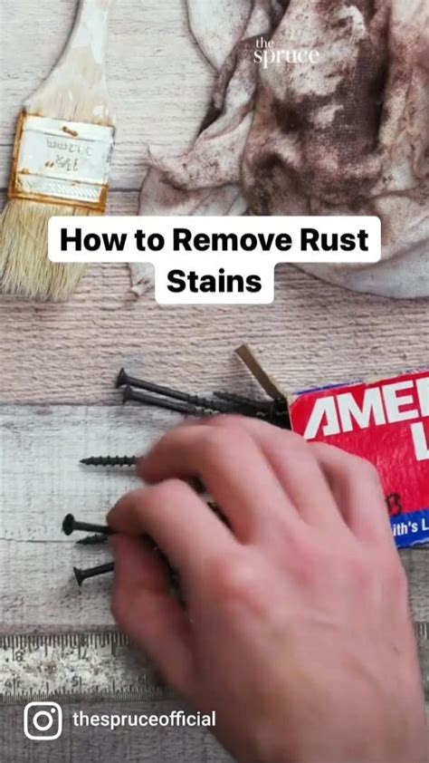 How To Remove Rust Stains How To Remove Rust Remove Rust Stains Rust Stains On Clothes
