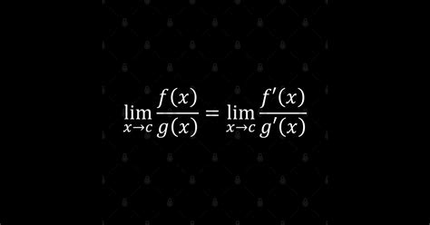 Lhopitals Rule Math And Calculus Basics Derivative Sticker