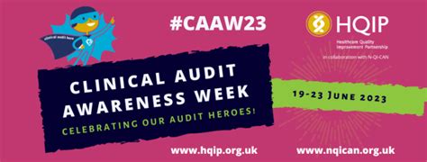 Clinical Audit Awareness Week 2023 Hqip