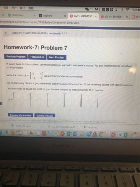 Solved Webworkmath 1030 Fall 2018homework 74 Homework 7