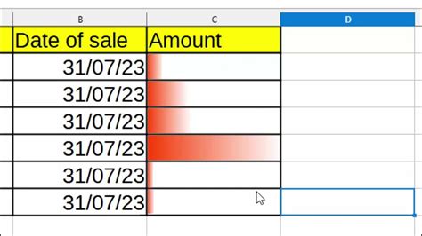 data bars in libre calc computerexcelsolution youtube