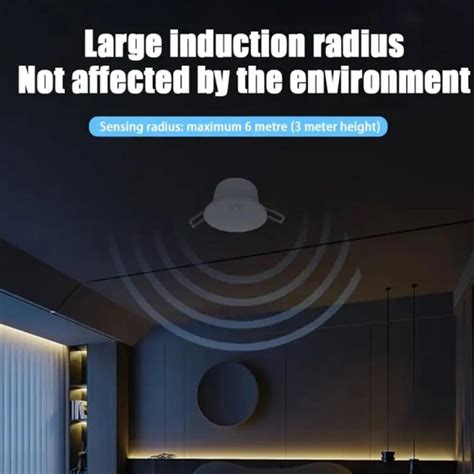Zigbee 58g 인체 감지 감지기 파동 감지 센서 Pir 모션 센서 가정 보안 에너지 절약 화재 방지