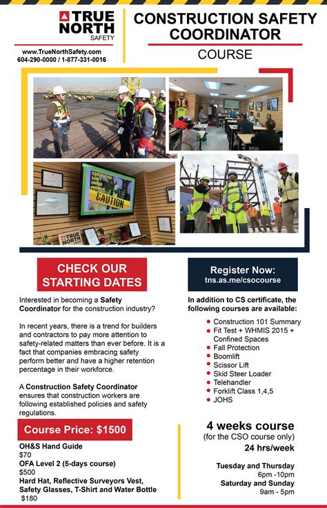 Construction Safety Coordinator True North Safety