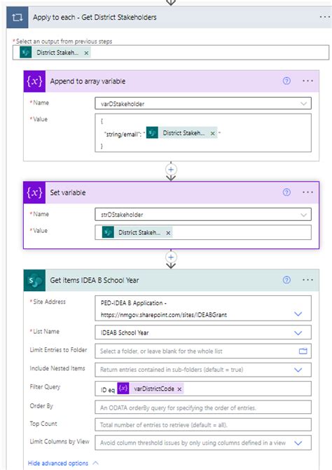 sharepoint online power automate grant access multi select issue