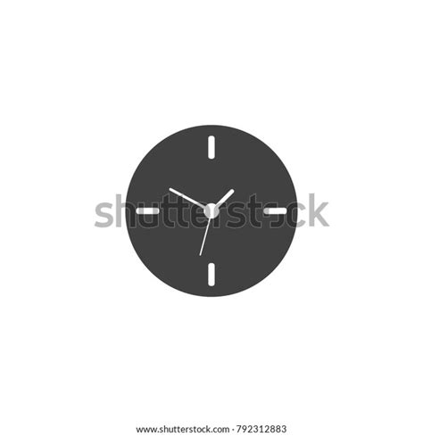 Clock Icon Trendy Flat Style Isolated Stock Vector Royalty Free 792312883 Shutterstock