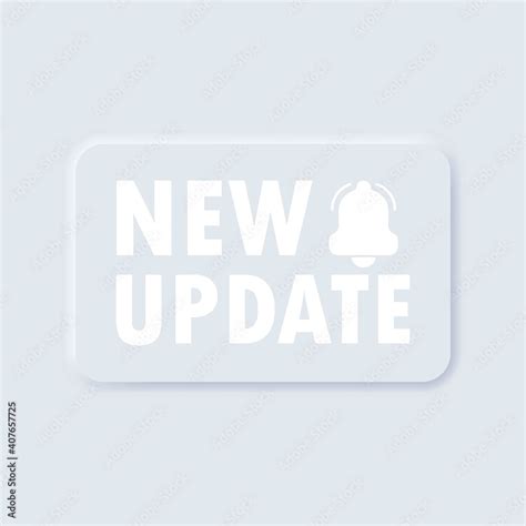 Banner New Update Icon Update Button New Update With Bell Web Banner Banner New Update Icon Update Button New Update With Bell Web Banner