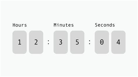 countdown on digital scoreboard hour and minute counter with seconds