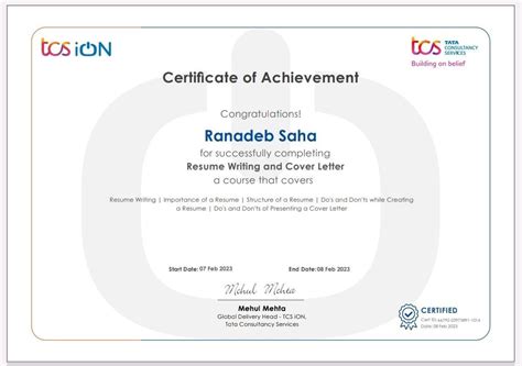 Ranadeb Saha On Linkedin Tata Consultancy Services