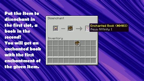 Disenchanter The Disenchanter Mod Minecraft Mods CurseForge