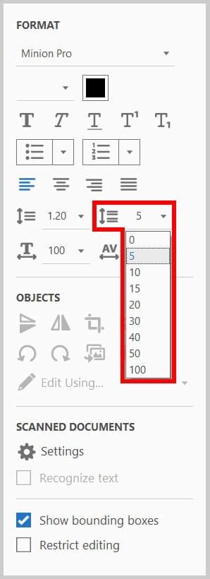 How To Adjust Line Spacing In Pdfs With Adobe Acrobat