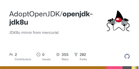 GitHub AdoptOpenJDK Openjdk Jdk8u JDK8u Mirror From Mercurial