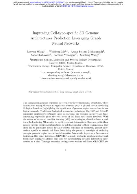 Pdf Improving Cell Type Specific 3d Genome Architectures Prediction