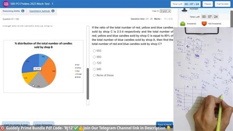 🎯 Guidely Sbi Po Live Mock Test 1📚 ️ Percentile 😓 How To Attempt