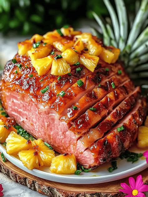 Ultimate Baked Ham With Pineapple And Brown Sugar Glaze Delight