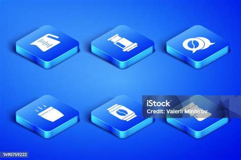 커피 메이커 커피 포트 봉지 콩 컵 에어로프레스 및 대화 아이콘 위에 붓기를 설정합니다 벡터 3차원 형태에 대한 스톡 벡터 아트 및 기타 이미지 Istock