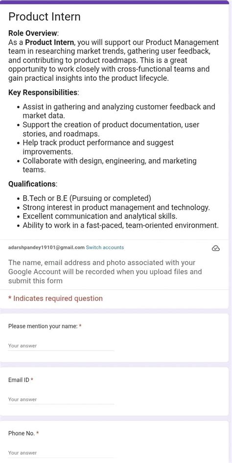 Hiring Intern Internship Batch2025 Batch2026 Park