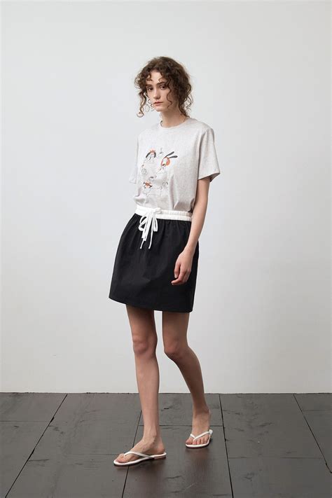 퍼피 여성 여름 반팔 티셔츠 레이어드 이너 반팔티 면티 기본티 감도 깊은 취향 셀렉트샵 29cm