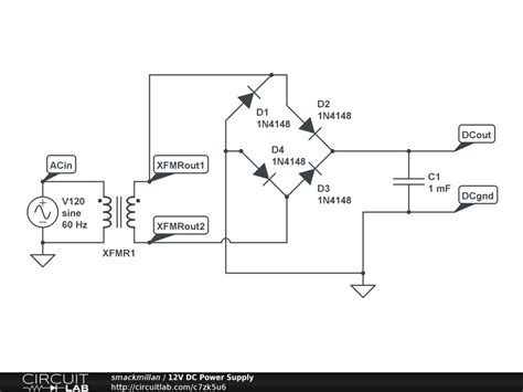 Circuit Diagram Of 12v Dc Converter Circuit Diagram
