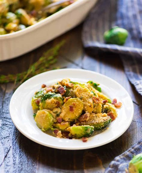 Brussels Sprouts Casserole With Bacon