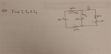 Solved Find I 1 I 2 I 3 Chegg Com