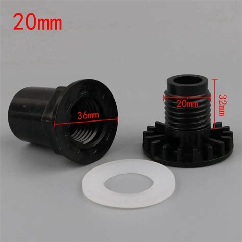 ПВХ Id 20 мм 1 2 дюймов 3 соединитель для аквариума дренажное оборудование аквариумная