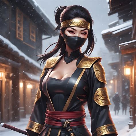 Download Ai Generated Ninja Winter Royalty Free Stock Illustration Image Pixabay