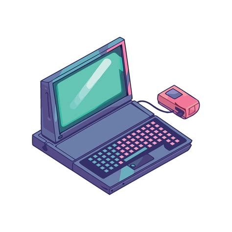 Portable Computer System Vector Art Icons And Graphics For Free Download