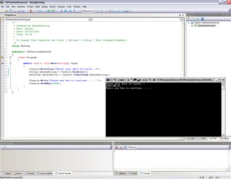 programmer s ranch c basics calculating pension age with datetime