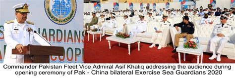 Sixth Pak China Joint Naval Exercise Sea Guardians 2020 Commences At