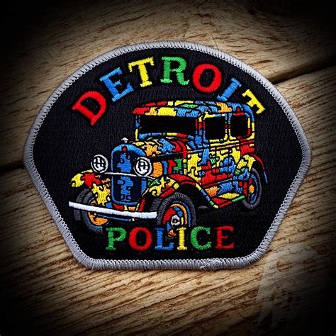 2024 Autism Detroit Mi Police Department Autism Patch Ghost Patch