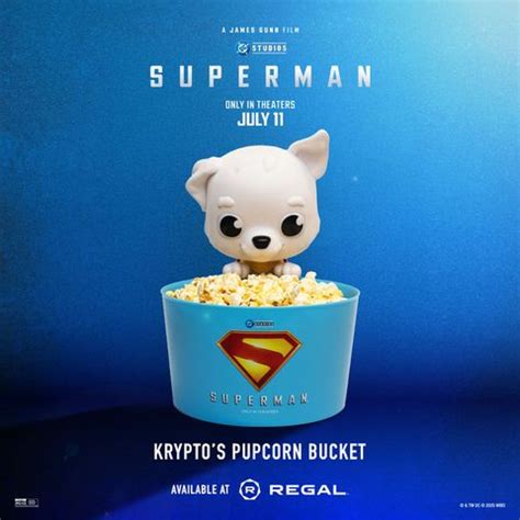 Superman Has A Krypto Themed Pup Corn Bucket Ready For Its Big Release