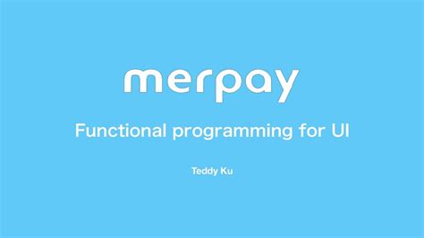 Functional Programming For Ui Speaker Deck