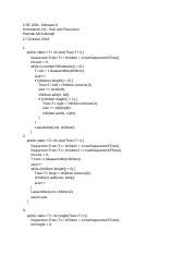 CSE HW Docx CSE Software II Homework Tree And Recursion Hannah McCullough