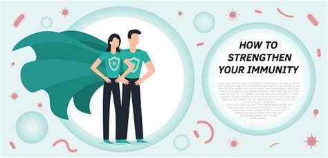 면역 체계 벡터 아이콘 로고입니다 건강 박테리아 바이러스 보호 의료 예방 인간의 세균 건강한 남자는 방패로 박테리아의 공격을 반영합니다 의학 개념 그림으로 면역력 향상