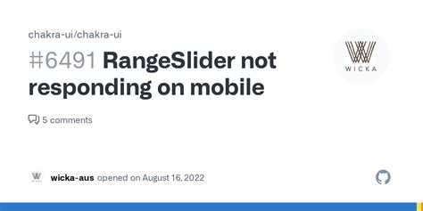 RangeSlider Not Responding On Mobile Issue 6491 Chakra Ui Chakra