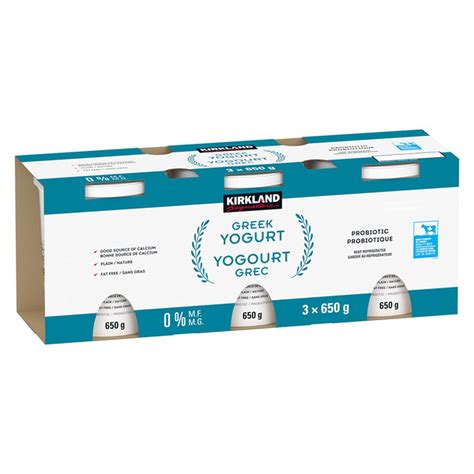 Kirkland Signature Organic Greek Yogurt 650 G Delivery Or Pickup Near