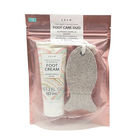 Lulu Foot Care Set Almond Vanilla Scent