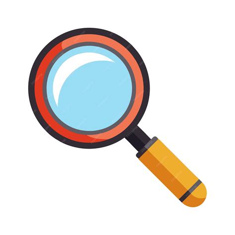 Magnifying Glass Vector Illustration Premium Ai Generated Vector