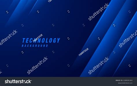 Abstract Blue Background Futuristic Technology Style Stock Vector Royalty Free 2189181363