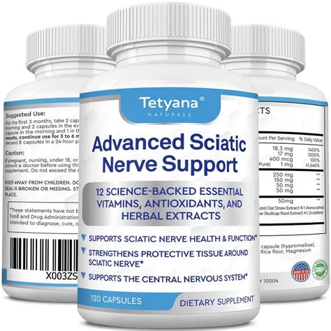 Advanced Sciatic Nerve Support Relief Alpha Lipoic Acid Vitamin