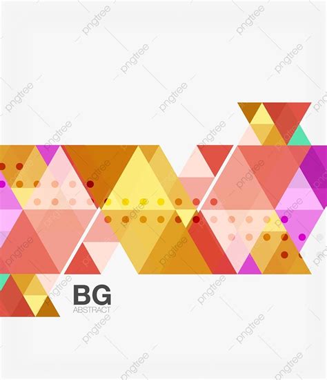 Geometric Triangle Abstract Vector Art PNG Triangles Abstract