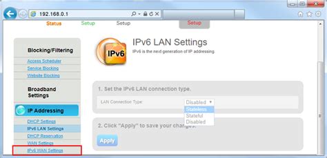 How To Change Ipv Lan Settings On Your Modem Brightspeed