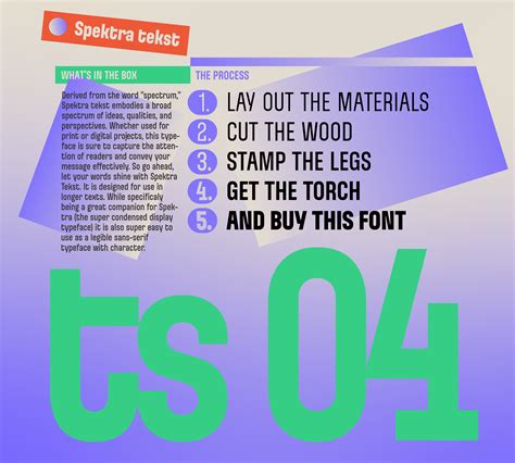 Dotless Type Spektra Text
