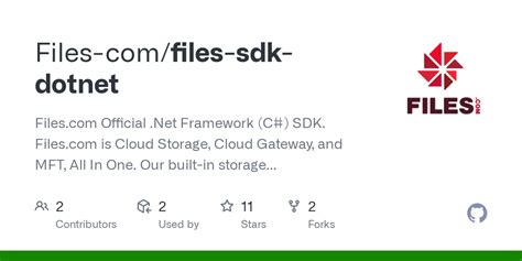 GitHub Files Files Sdk Dotnet Files Official Net Framework C SDK Files Is
