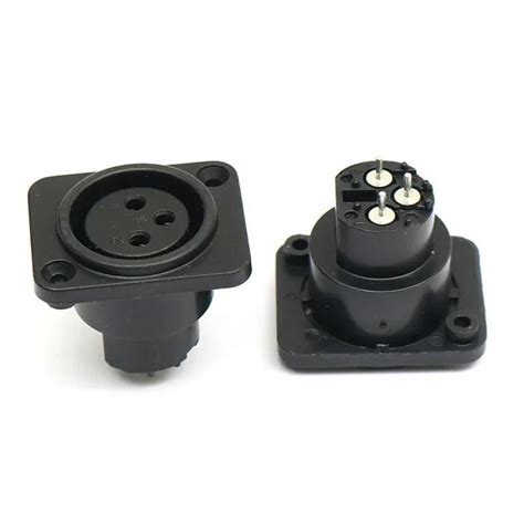 Plug Xlr Canon FÊmea Terminal Solda Placa Pci Rs Componentes EletrÔnicos