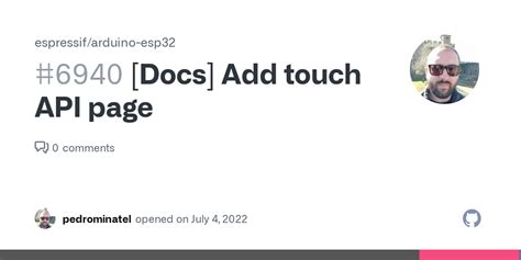 [docs] add touch api page · issue 6940 · espressif arduino esp32 · github