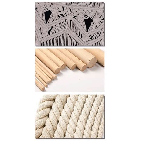 Макраме настенный гобелен 180x150 см хлопок ручной работы Тканые настенные гобелены большой Бохо