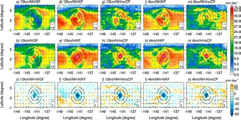 Precipitation And 10 M Wind In M S À1 In The Nonhydrostatic And Download Scientific Diagram