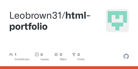 Github Leobrown31html Portfolio