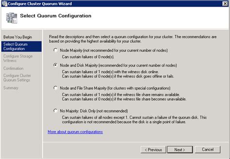 Windows 2008 Server Moving Cluster Quorum Disk To New San